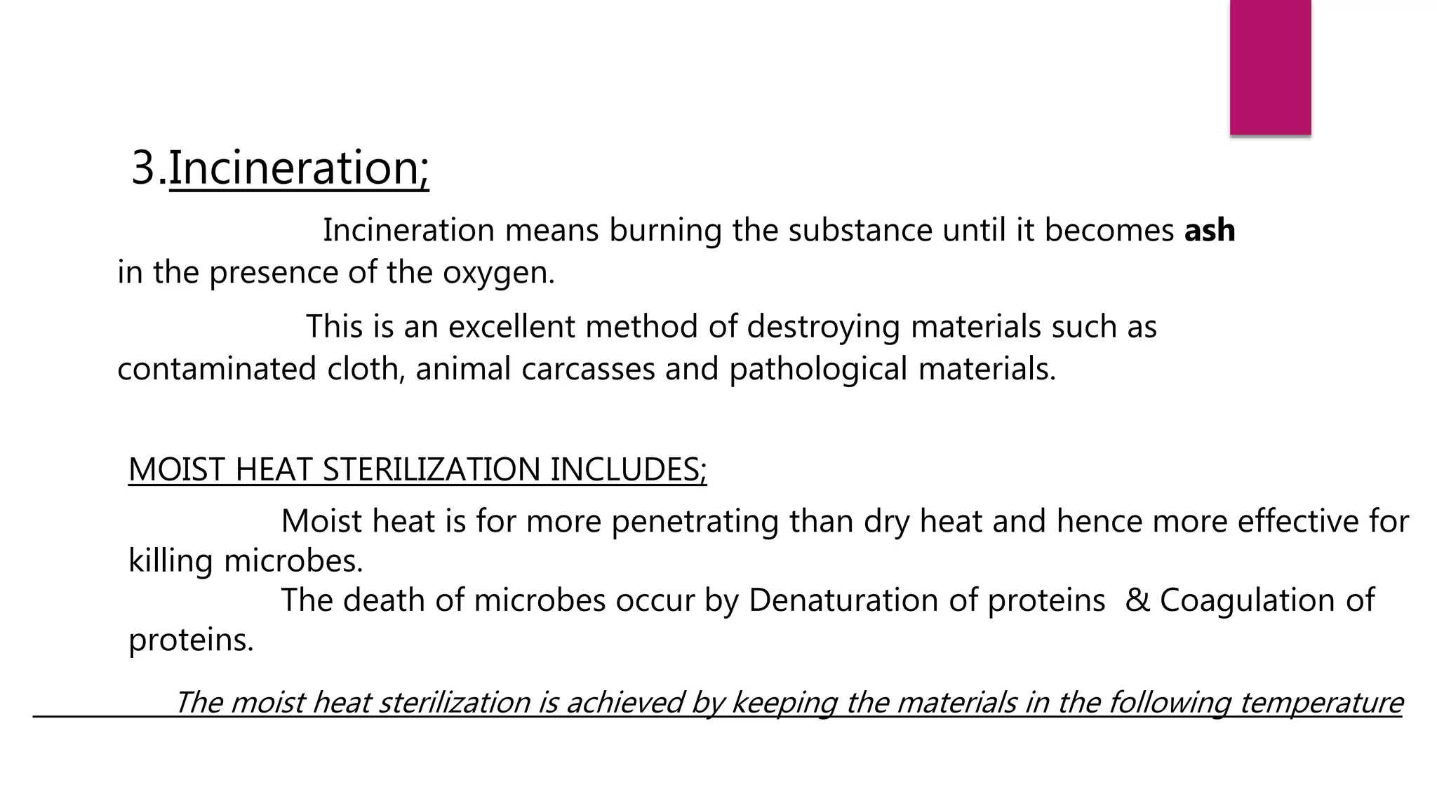 Process of sterilization | PPTX