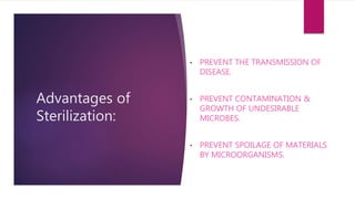 Process of sterilization | PPTX