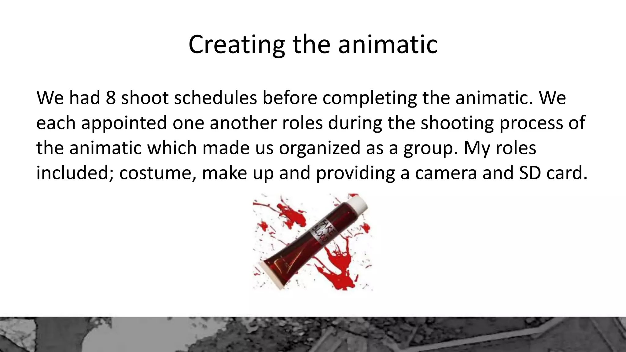 Process of storyboarding to creating an animatic | PPTX