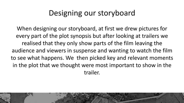 Process of storyboarding to creating an animatic | PPTX