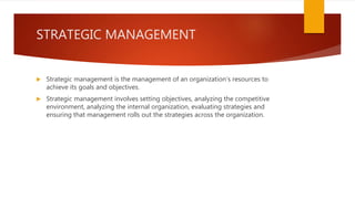 Process of strategic choice | PPTX