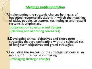 Process of strategic management 2a | PPT