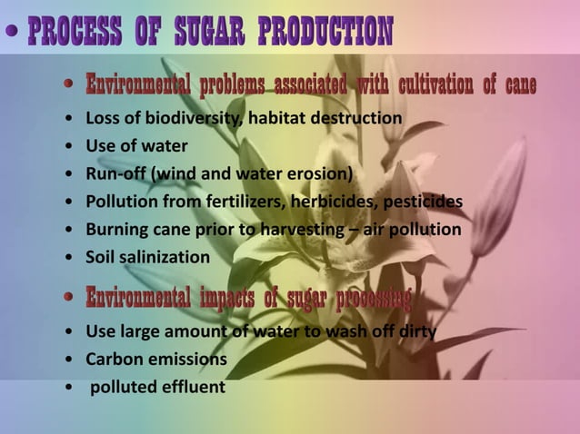 Process of sugar production from sugarcane - sugar factory | PDF ...
