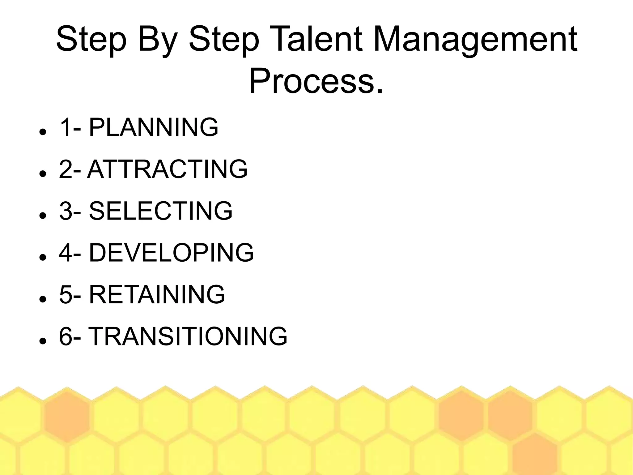 Process of Talent Management | PPTX
