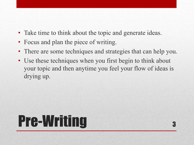 Process of writing | PPT