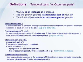 Classifying Processes and Basic Formal Ontology | PPT