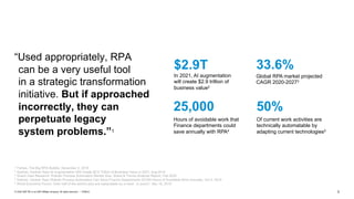 Process optimization and automation for SAP S/4HANA with SAP’s Business ...
