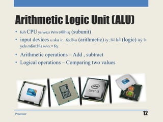 Processor 01 presentation | PPSX