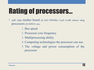 Processor 01 presentation | PPSX
