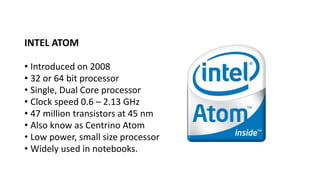 Intel Processor pentium to i9 | PPTX