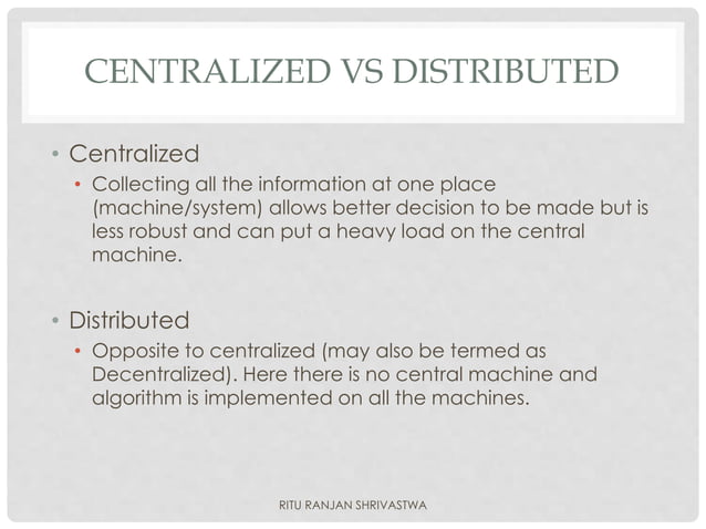 Processor Allocation In Distributed Systems Pptx