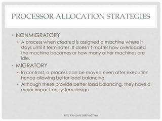 Processor allocation in Distributed Systems | PPTX