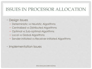 Processor allocation in Distributed Systems | PPTX