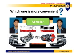 Processor, Compiler and Python Programming Language | PPT