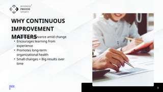 Process Orientation & Continuous Improvement: Building Smarter ...
