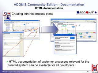 Process-oriented application development with ADONIS:Community Edition ...