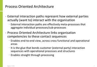 Process Oriented Architecture | PDF