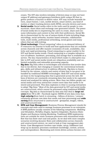 Process oriented architecture for digital transformation 2015 | PDF | Internet | Computing