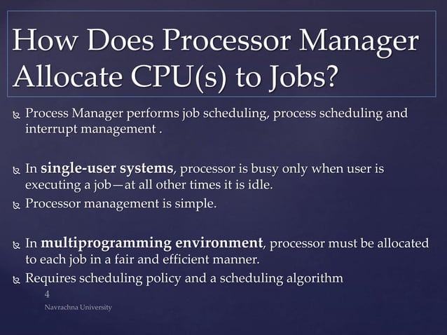 Processor management | PPTX