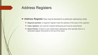 Processor organization & register organization | PPTX