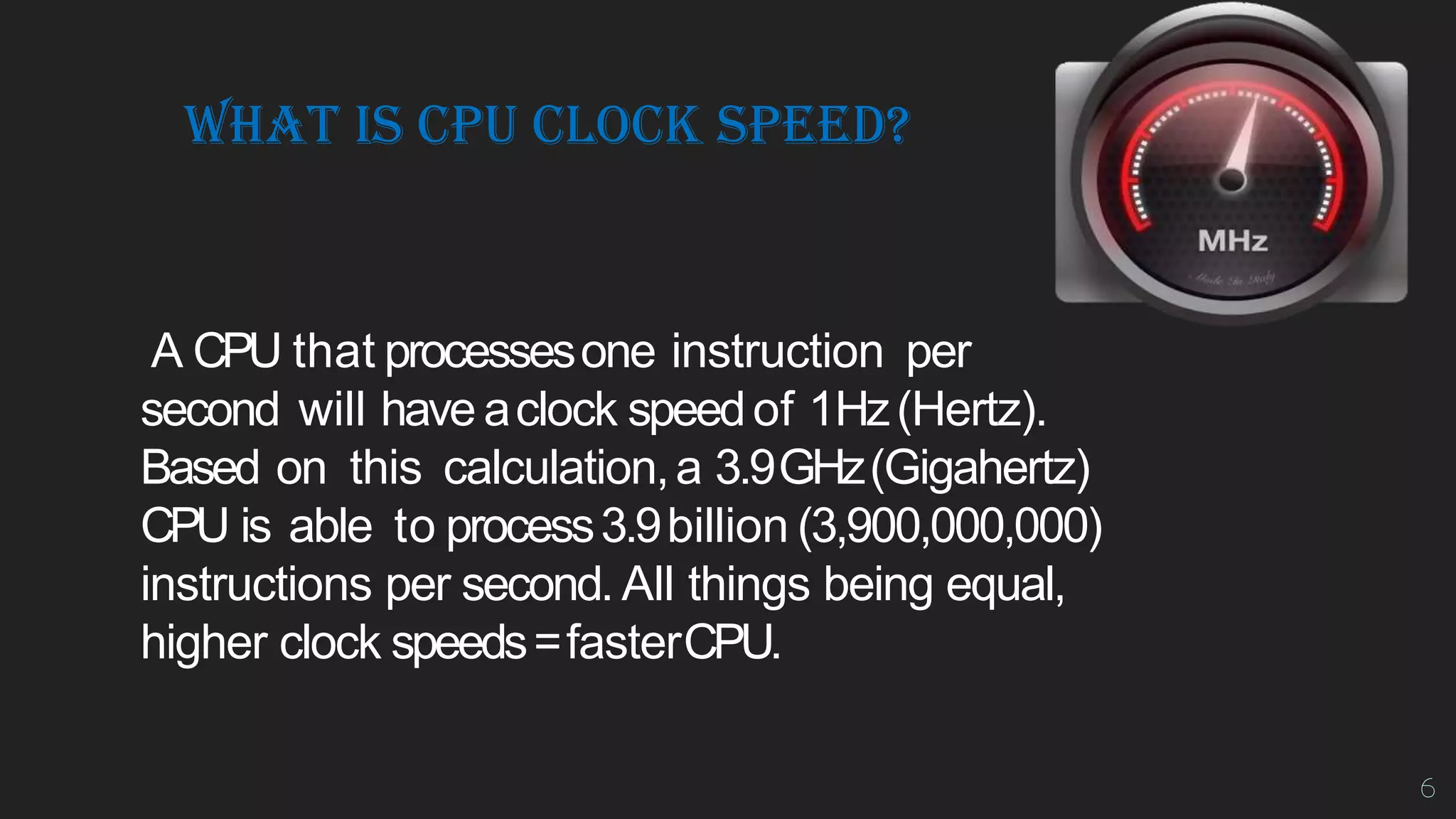 Presentation on - Processors | PPTX