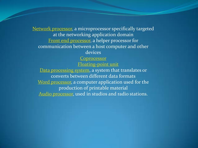 Intel Processors | PPTX