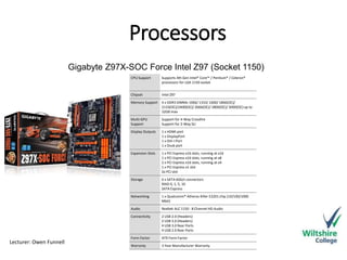 Processors (CPU) | PPT
