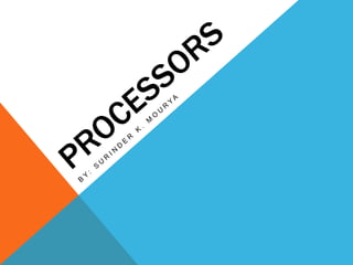 Microprocessors:Types & Comparison of Microprocessors | PPTX