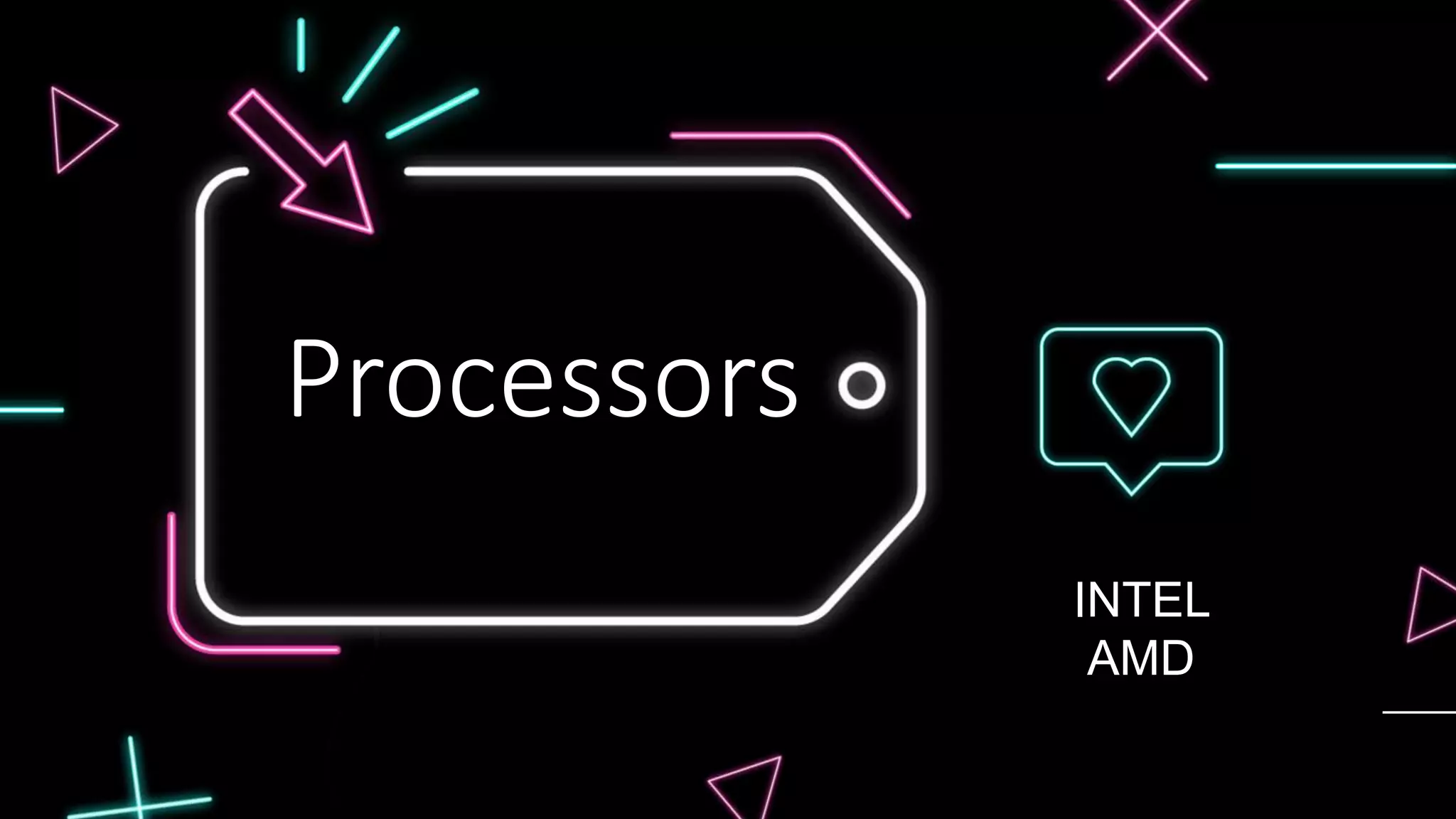 Processors list of Intel and AMD | PPTX