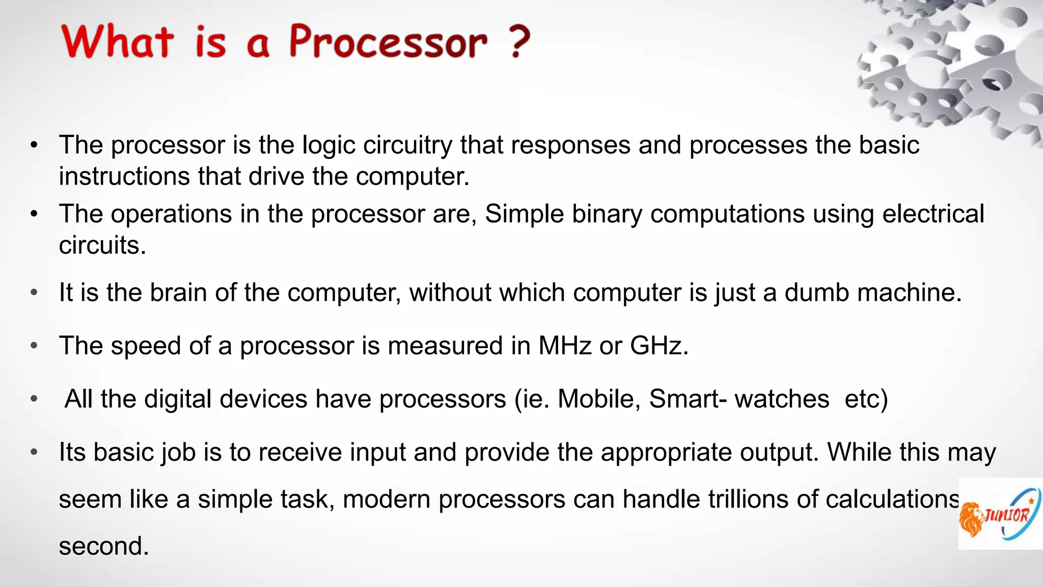 Processors | PPTX