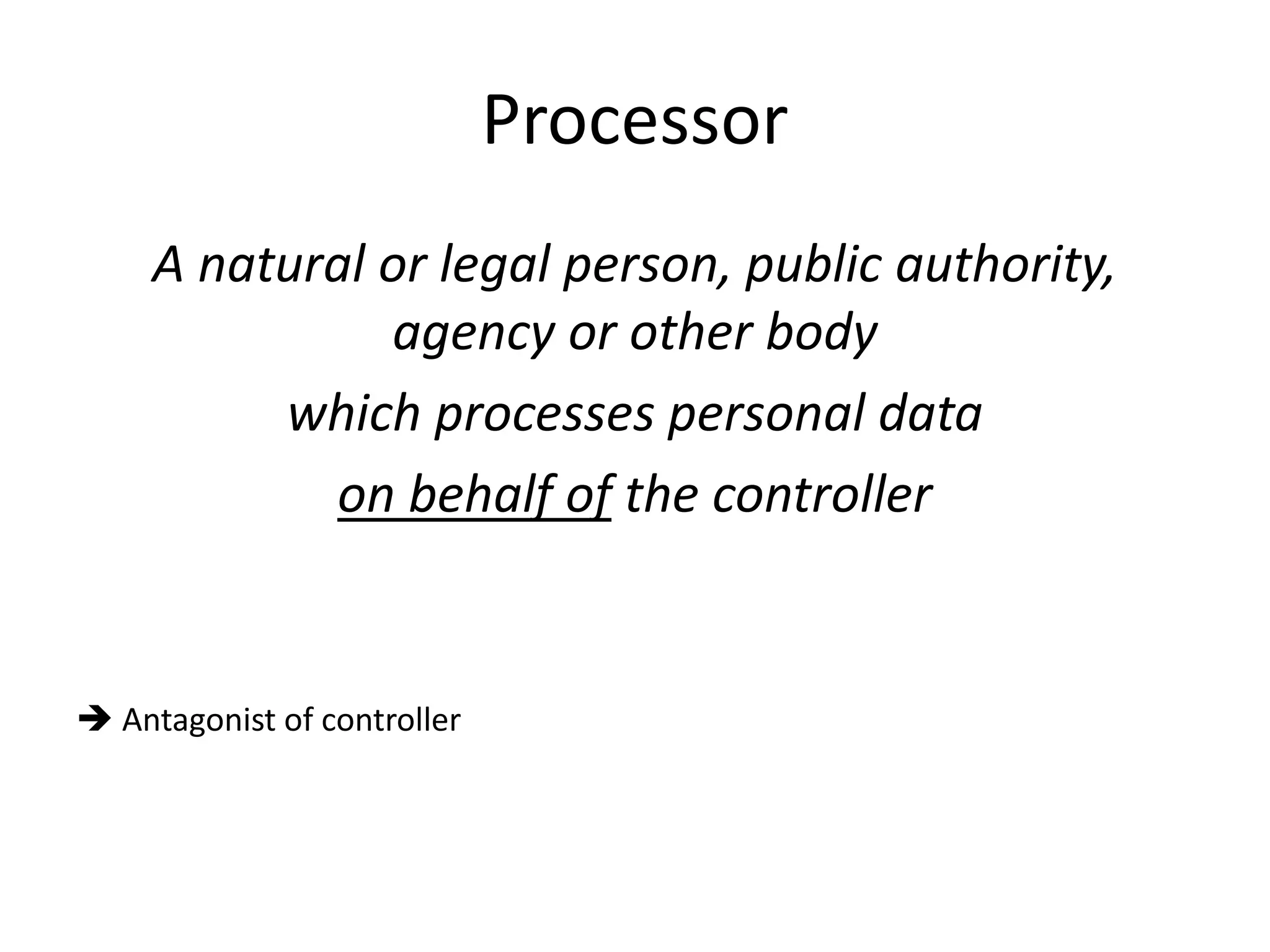 Controller-to-processor agreements | PPT