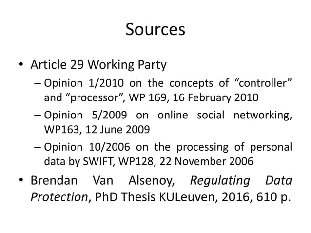 Controller-to-processor agreements | PPT
