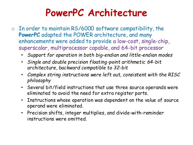 Processors selection