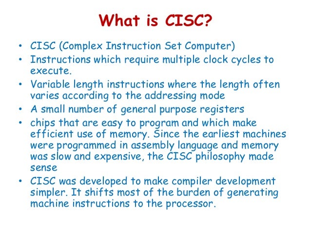 Processors selection