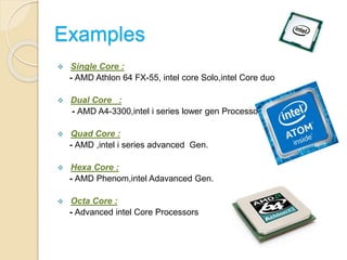 Processors with Advanced Technologies | PPTX