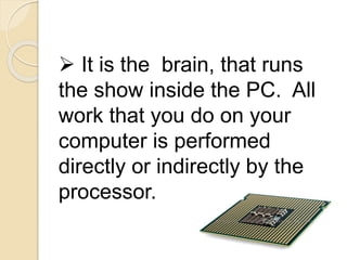 Processors with Advanced Technologies | PPTX