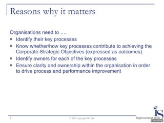 Process outcomes vs outputs | PPT
