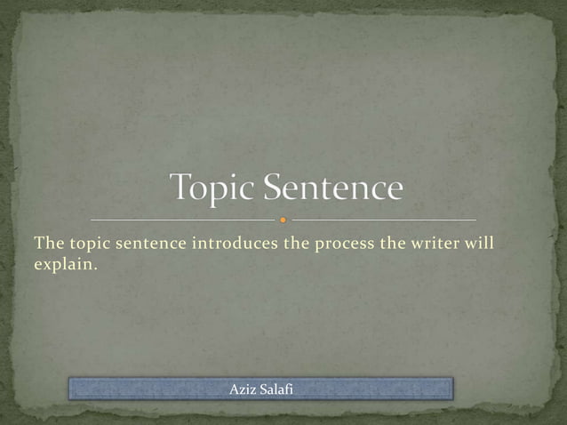 Process paragraph | PPT