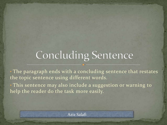 Process paragraph | PPT