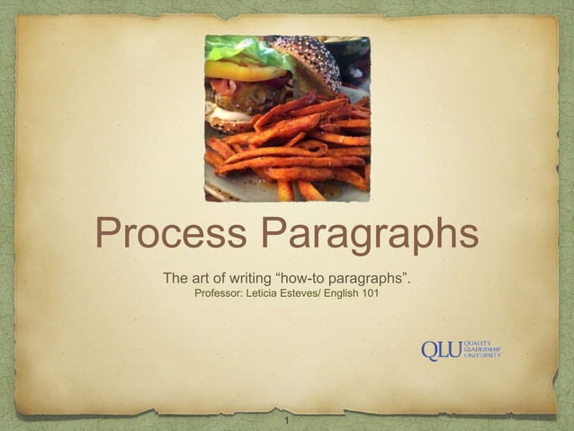Process paragraphs | PPTX