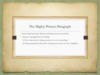 Process paragraphs | PPTX