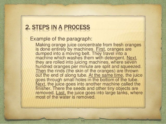 Process paragraphs