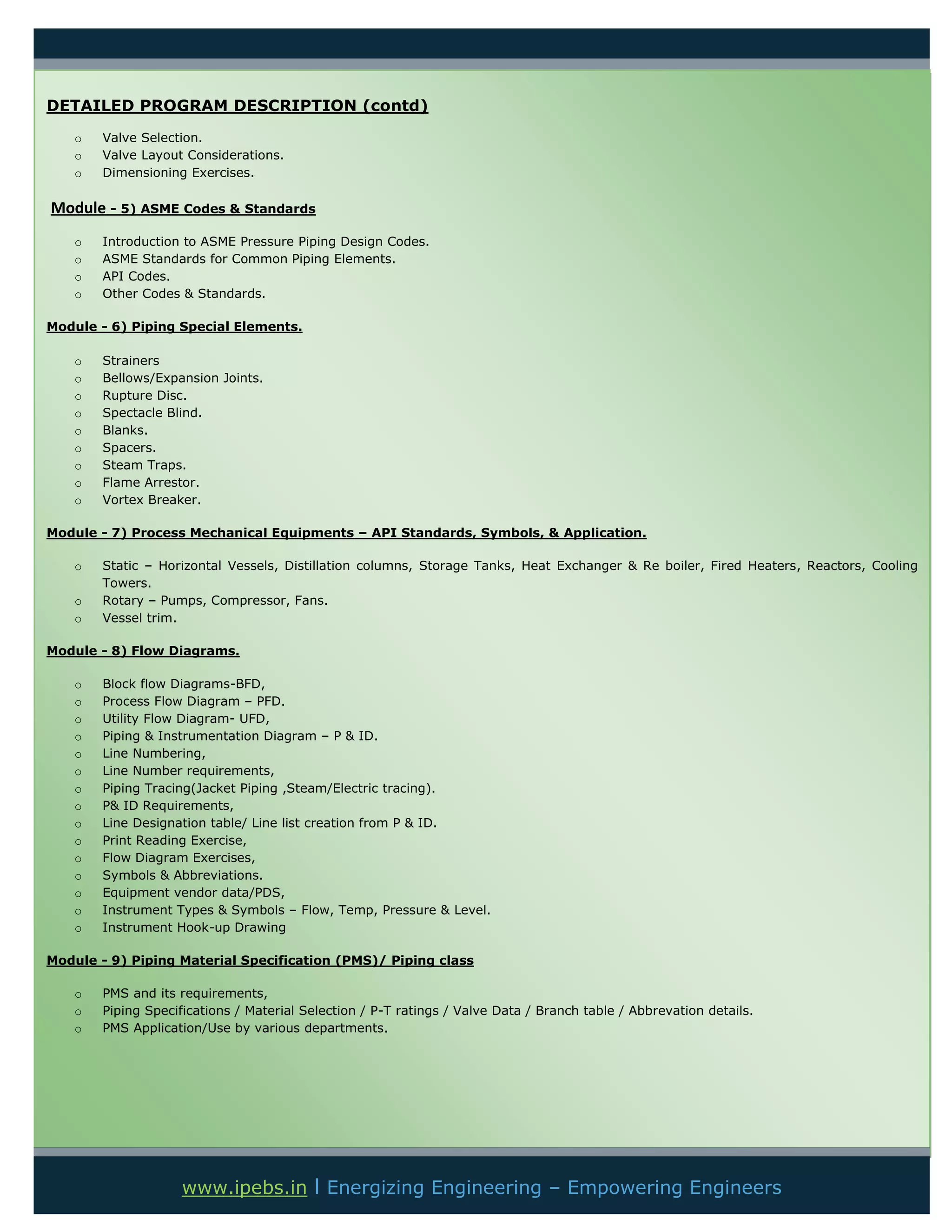 Process piping design & engineering per asme b 31.3 | PDF