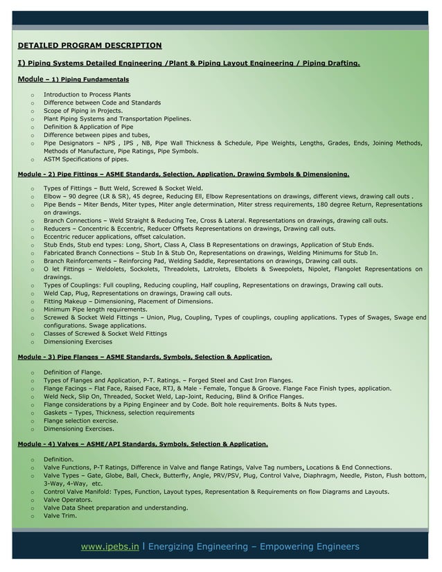Process piping design & engineering per asme b 31.3 | PDF