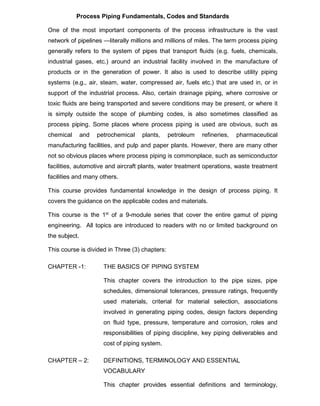 Process Piping Fundamentals, Codes and Standards.pdf