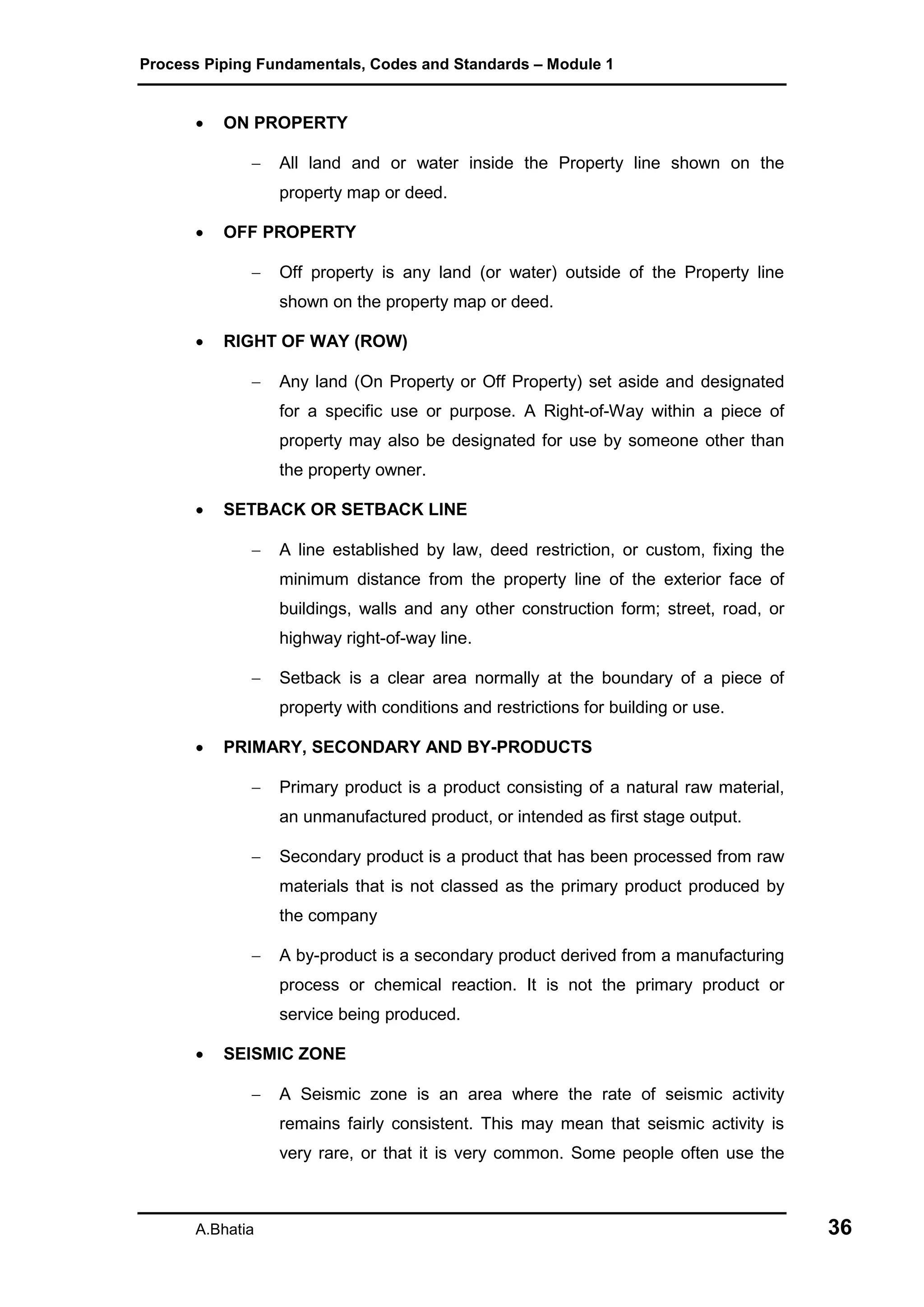 Process piping fundamentals, codes and standards module 1 | PDF