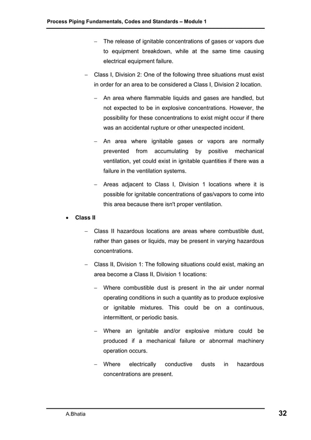 Process piping fundamentals, codes and standards module 1 | PDF