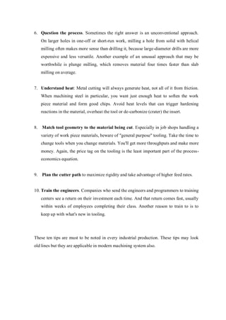 Process planing and manufacturing of a blow mould | PDF
