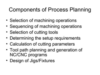 Process Planning | PPT