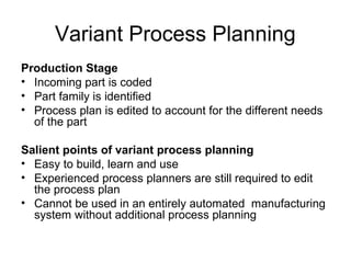 Process Planning | PPT
